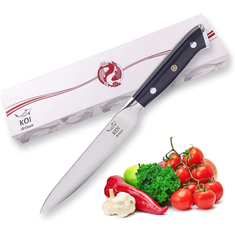 KOI ARTISAN Kitchen Utility Knife – 5 Inch Razor Sharp Blade – 67 ...